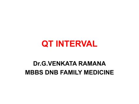 Qt Interval In Ecg Causes Of Short And Long Qt Interval Ppt