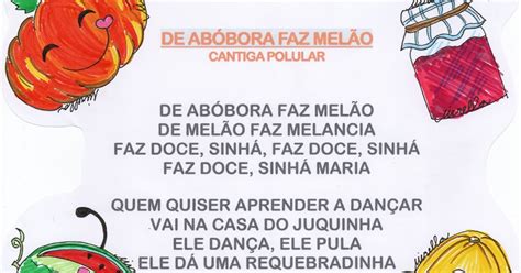 Prô Milla Cantiga Ilustrada De AbÓbora Faz MelÃo