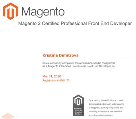 Kristina Dimitrova On Linkedin Magento2 Magentodeveloper Frontend