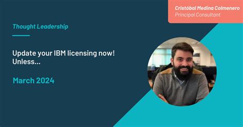 Update Your IBM Licensing Now Unless