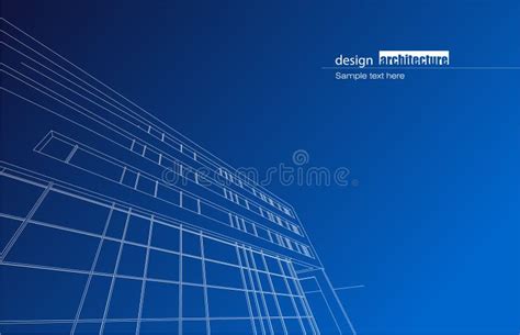 Architecture Design Of Residence And Public Buildings Side And Layout View Of Modern