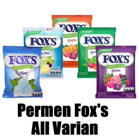 Jual Foxs Permen All Varian Permen Foxs Shopee Indonesia