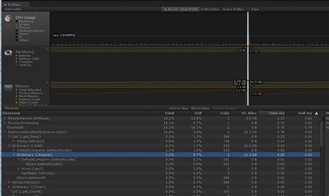 why so big garbage cause in dictionary unity engine unity discussions