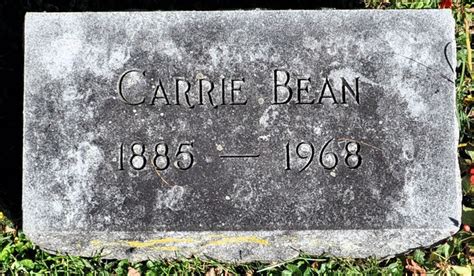Carrie Bean 1885 1968 Mémorial Find A Grave