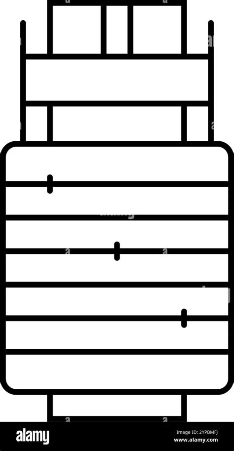 Grid Balancing Energy Line Icon Vector Illustration Stock Vector Image