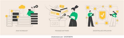 Application Service Abstract Concept Vector Illustration Stock Vector Royalty Free 2258647789