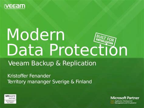 Pptx Modern Data Protection Veeam Backup And Replication Dokumentips