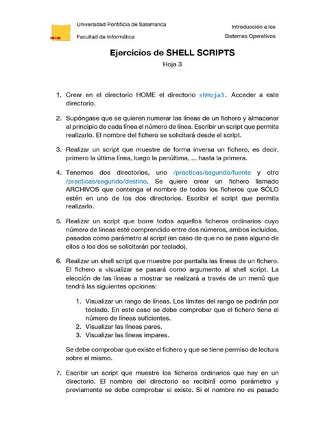 3 ejercicios shell scripts pdf