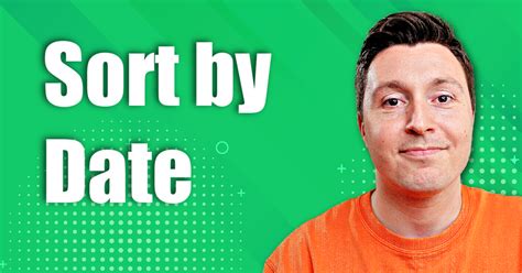 how to sort by date in excel in 2 minutes or less 2024