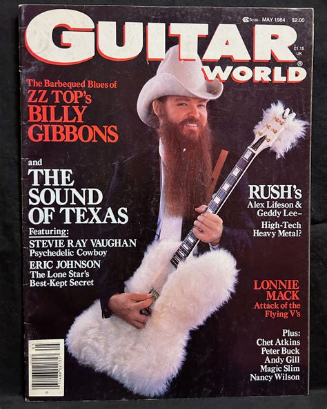 Guitar World Magazine May 1984 Billy Gibbons 1970s Billy Gibbons