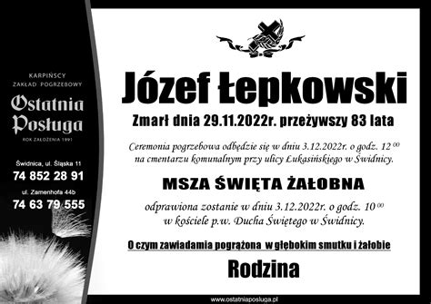 Józef Łepkowski Mojaswidnicapl