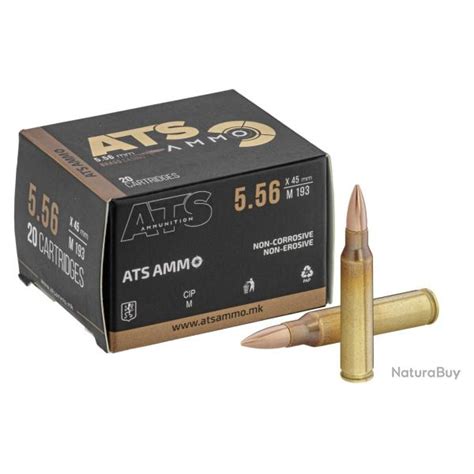 Vente Flash 540 Munitions Ats Cal 223 Rem Fmj 55 Grs Munitions De