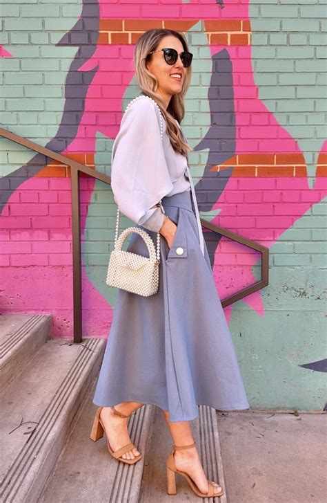 19 Elegant Midi Skirt Outfits To Look Cool The Costume Hunt
