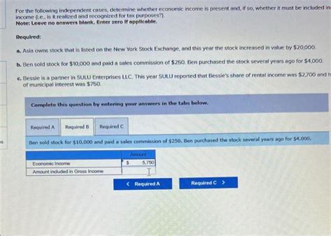 solved for the following independent cases detemine whether