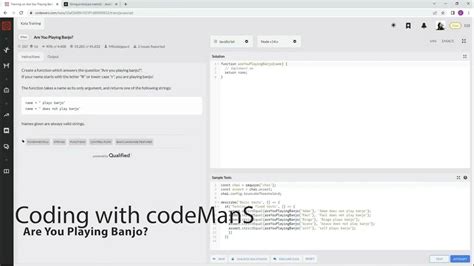 Codewars 8 Kyu Are You Playing Banjo Javascript Youtube