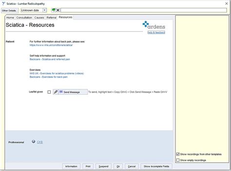 Sciatica Lumbar Radiculopathy Ardens