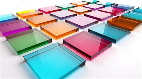 A Tile With Many Different Colored Glass Tiles On It Powerpoint