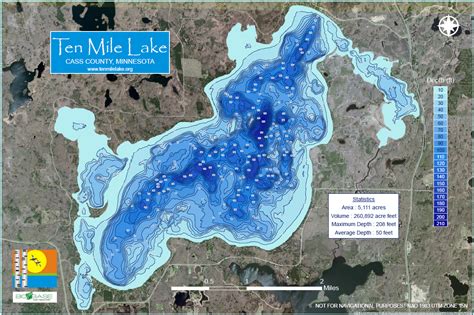 Map Of A Lake
