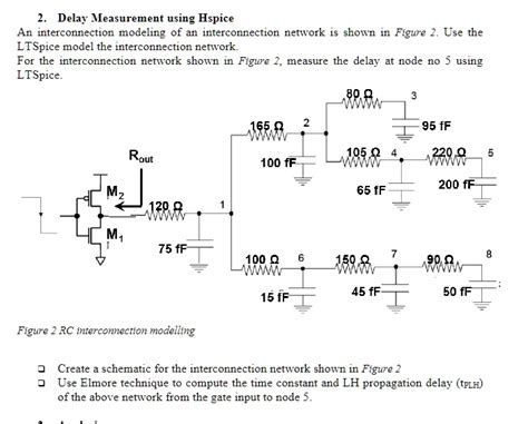 Solved Texts Solve This Using Hspice 2 Delay Measurement Using
