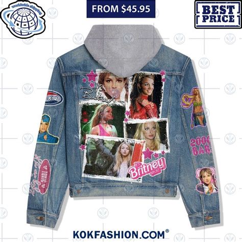 Britney Spears Hooded Denim Jacket New 4595 Review 2024