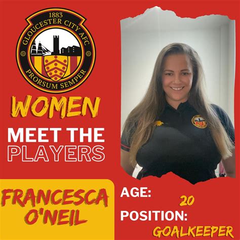 Meet The Players Francesca Gloucester City Women
