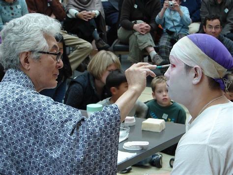 Onnagata Makeup Demonstration Asian Art Museum Flickr