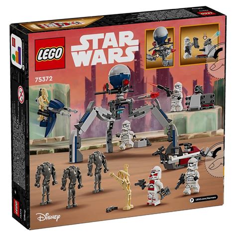 Lego Star Wars Clone Trooper And Battle Droid Battle Pack 75372