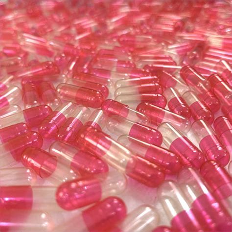 Pharmaceutical Empty Hard Gelatin Capsules Capsule Shape Cylinder At