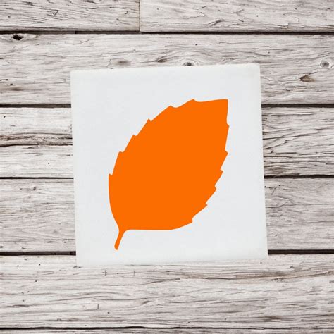 Leaf Decal Leaf Sticker Fall Leaf Decal Leaf Vinyl Decal Plant