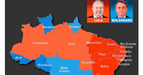 Infografía De Un Brasil Partido En Dos Dónde Ganó Lula Y Dónde