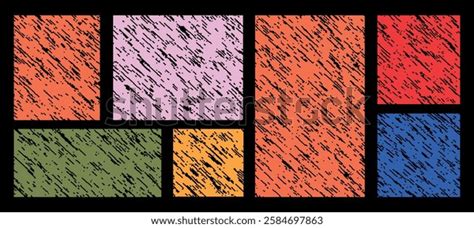 Set Abstract Rectangle Basic Shapes Drawn Stock Vector Royalty Free 2584697863 Shutterstock