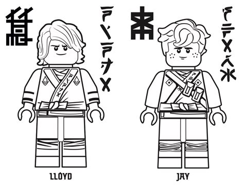 Jay Ninjago Coloring Pages 2025