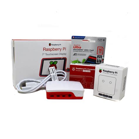 Raspberry Pi 4 2gb Starter Kit With Official 7 Inch Touch Display Elecfy