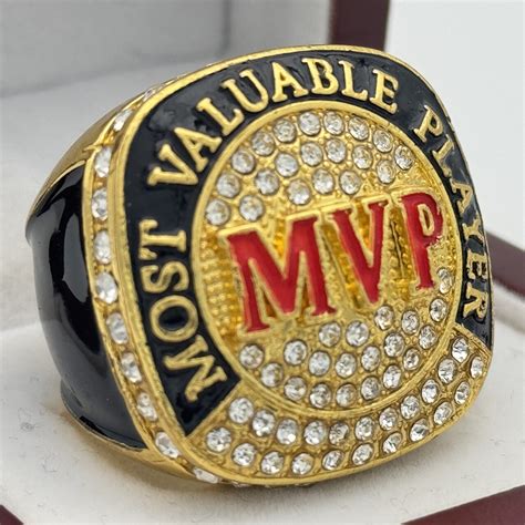 Customizable Mvp Ring Gold Body Item 58 32 Discount Sports Rings