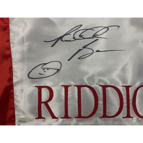 Riddick Bowe Signed And Framed Boxing Trunks Jsa Coa Taylormade Memorabilia Sports