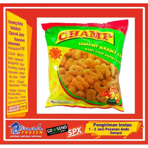 Jual Nugget Champ Abc Chiken 250gnaget Chamnaget Ayam Frozen Serang Shopee Indonesia