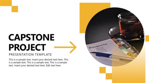 Title Slide Capstone Project Presentation Template Slidemodel