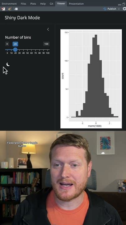 How To Add Dark Mode On Your Shiny R Apps Datascience Datavisualization Youtube