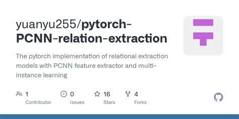 Github Yuanyu255pytorch Pcnn Relation Extraction The Pytorch Implementation Of Relational