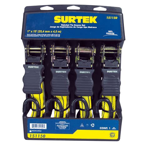 Juego De Sujetadores Tipo Matraca 4 Piezas Surtek Urrea Monterrey