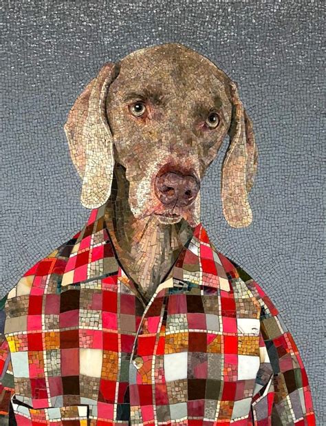 Artist William Wegmans Weimaraners Brighten Up Nycs 23rd Street