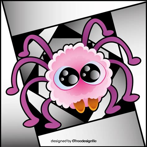 Spider Cartoon Vector Free Download