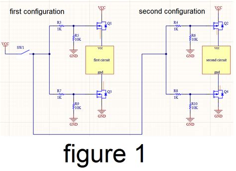 Mosfet How To Isolate Both Vcc And Gnd Electrical Engineering