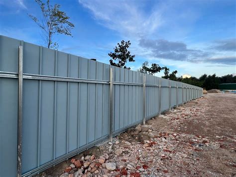 Hoarding Panel Flat Panel And Corrugated Sheet Including Installation