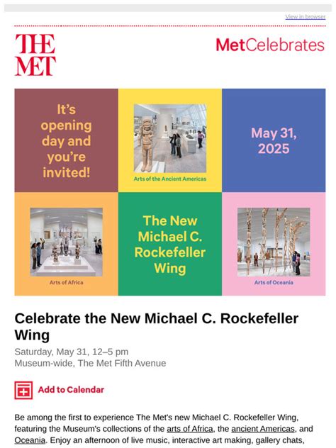 The Met Celebrate The New Michael C Rockefeller Wing Milled
