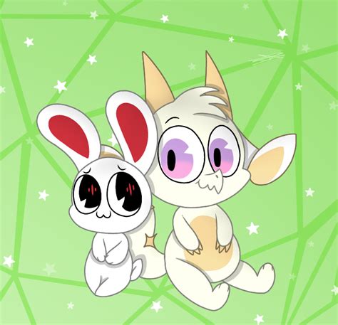 Wish Dragon And Demon Bunny By Lunakittyfox On Deviantart