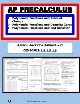 AP PRECALCULUS POLYNOMIALS REVIEW PACKET By The Engaging Math Source