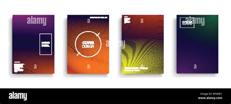 Minimal Vector Cover Designs Future Poster Template Stock Vector Image