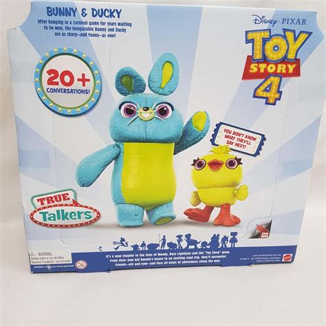 Toy Story 4 True Talkers Bunny And Ducky Toy Set S New Without Tags