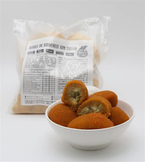 Risole Vegano Sem Trigo De Brócolis Pronta Entrega